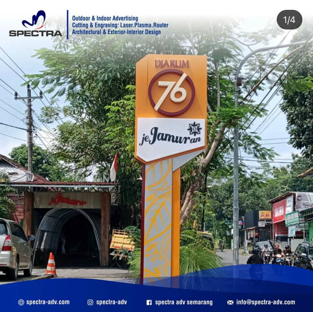 Branding Djarum 76 Jejamuran Cafe – YOGYAKARTA – Spectra