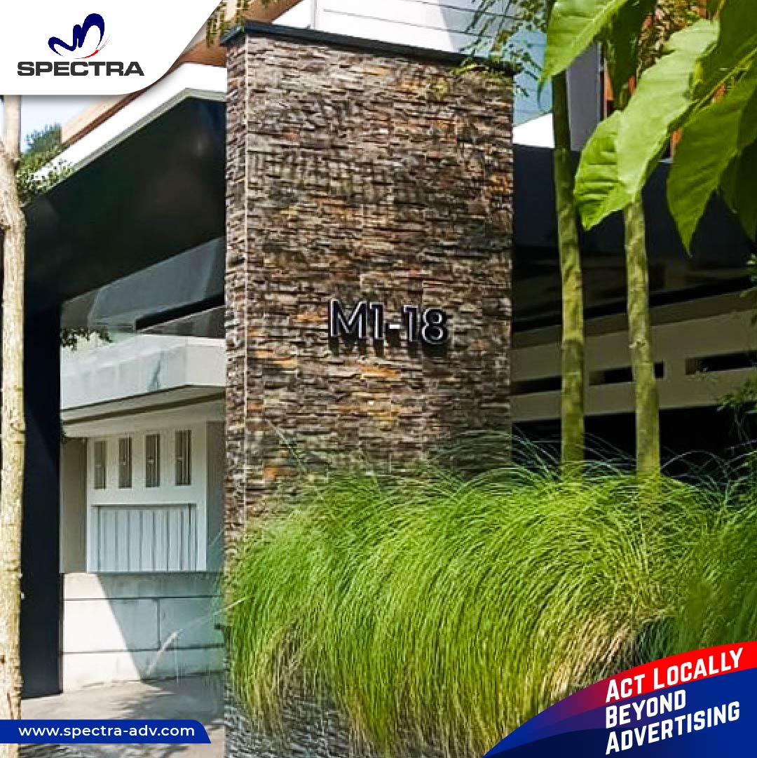 Letter Sign Nomor Rumah – Spectra