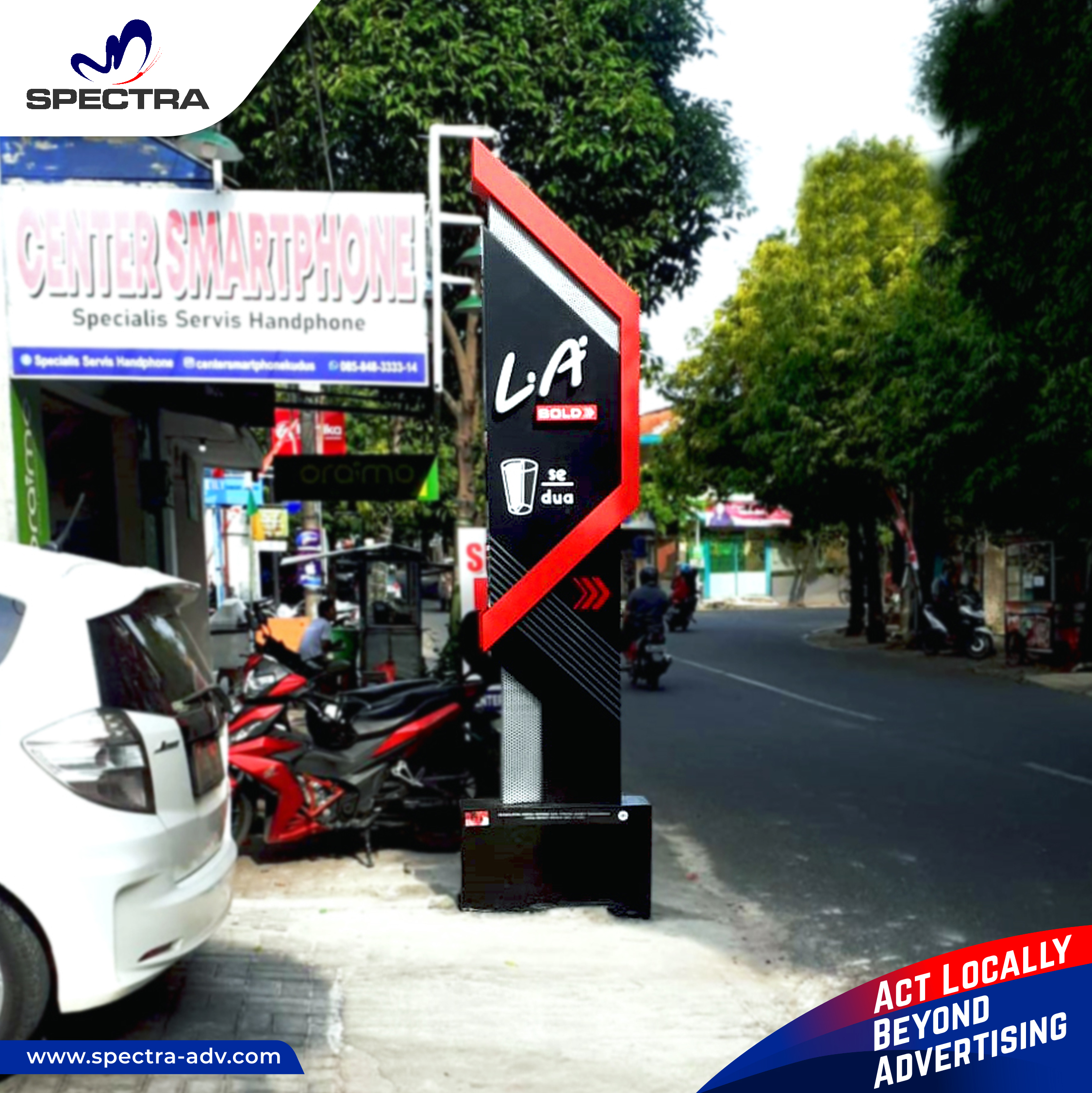 Branding Djarum LA Bolds, Seperdua – KUDUS – Spectra